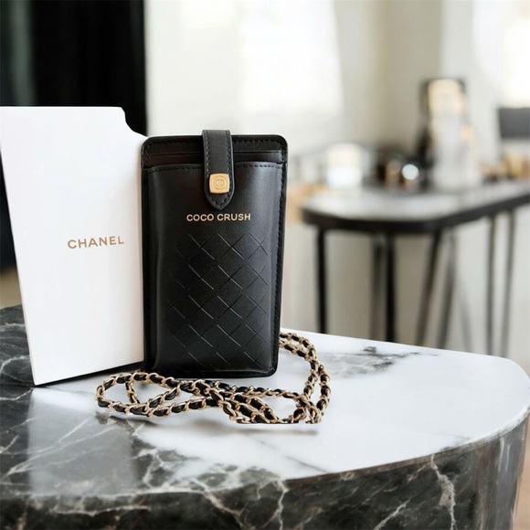 CHANEL | Cell Phones & Accessories | Chanel Coco Crush Black Phone ...